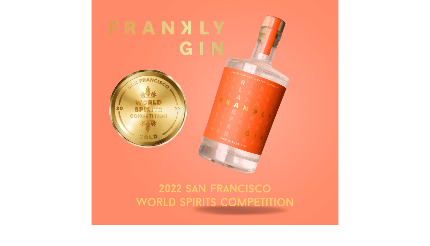 Frankly Gin Wins Gold again!